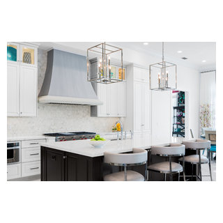 Regency Glamour Redux Kitchen - Transitional - Kitchen - Tampa - by ...