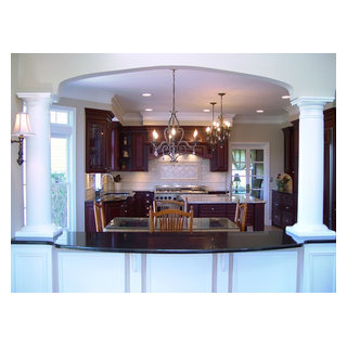 Remarkable Red Kitchen - Traditional - Kitchen - Philadelphia - by ...