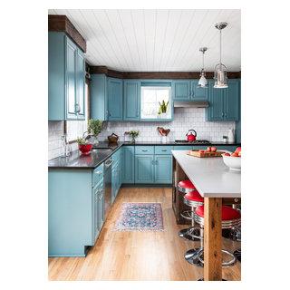 Retro and Reclaimed Modern Kitchen - Eclectic - Kitchen - Chicago - by ...