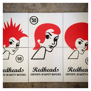 Retro Splashback Tiles - Eclectic - Kitchen - Sydney - by JennoliART ...