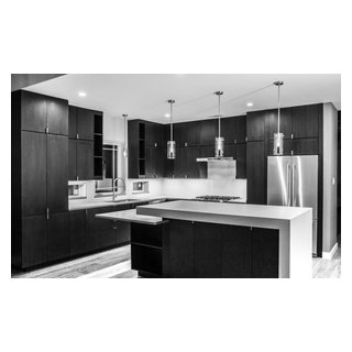 Rift Cut Red Oak Kitchen - Modern - Kitchen - Dallas - by Three Trees ...