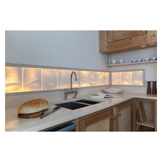 Rising Tide: Kitchen Splashback - Contemporary - Kitchen - Sussex - by ...