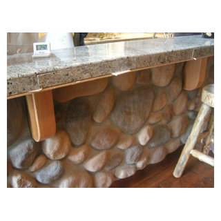 River Rock & Stonework - Craftsman - Kitchen - Sacramento - by A HOME ...