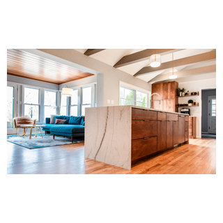 Riverside MCM Ranch Re-imagined - Midcentury - Kitchen - Chicago - by ...