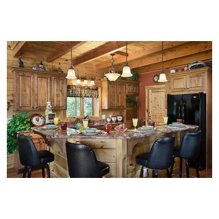 Robinson - Cub Hill - Rustic - Kitchen - DC Metro - by Log Homes of ...