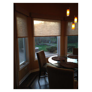 Roller shades - Contemporary - Kitchen - Chicago - by Audra's Draperies ...