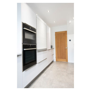 Roller shutter doors - Modern - Kitchen - Kent - by Roots Kitchens ...