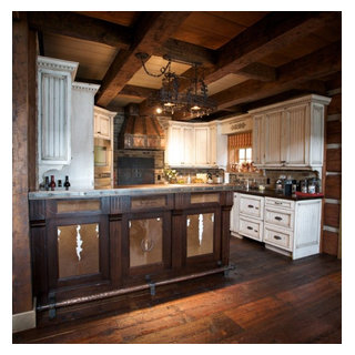 Rustic 1860's Replica - Traditional - Kitchen - Vancouver - by Mill ...