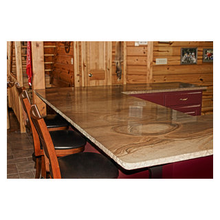 Rustic Cabin Charm - Rustic - Kitchen - Chicago - by Semco Stone | Houzz