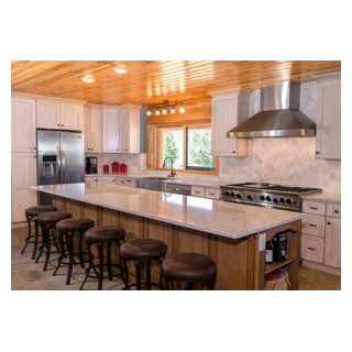 Rustic Country Kitchen - Rustic - Kitchen - Denver - by Alpine Lumber ...