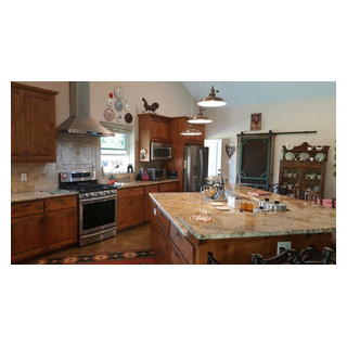 Rustic Designed Barndo - Country - Kitchen - Austin - by Broadshield ...