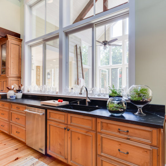 Rustic Knotty Alder Cabinets - Photos & Ideas | Houzz