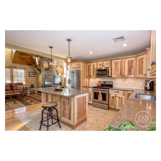 Rustic Hickory Kitchen Chester - Rustic - Kitchen - New York - by EKB ...