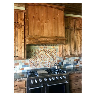 Custom Vent Hood - Rustic - Kitchen - Austin - by Nanco Homes Inc. | Houzz