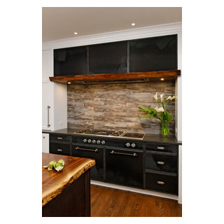 Rustic Modern Kitchen in Steel and Wood - Rustic - Kitchen - DC Metro ...