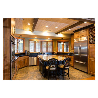 Rustic Mountain Home - Rustic - Kitchen - Phoenix - by ARTITEXTURE ...