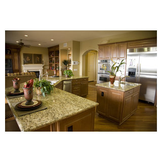 Santa Cecila granite countertop - Contemporary - Kitchen - Philadelphia ...