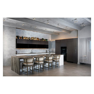 Sarasota Vue Penthouse Build-Out Kitchen - Contemporary - Kitchen ...
