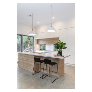 Scandi | Timber | White - Contemporary - Kitchen - Adelaide - by ...