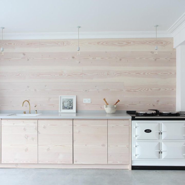 75 Scandinavian Kitchen with Light Wood Cabinets Ideas You'll Love ...
