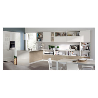 Scavolini White & Wood Modern Kitchen - Modern - Kitchen - Montreal ...