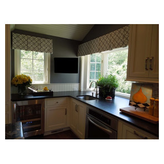 Second sink... with a view - Traditional - Kitchen - Boston - by ...