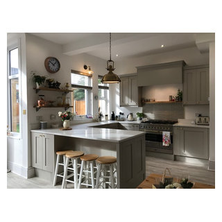 Shaker Stone Painted Kitchen - Transitional - Kitchen - Other - by ...