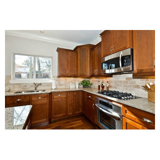 Shaker Walnut Cabinets - Contemporary - Kitchen - Other - by Quality ...
