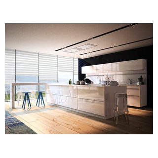 Sheer Vertical Shades Vertilusion - Modern - Kitchen - Other - by ...