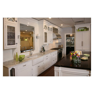 Showroom - White Kitchen Display - Traditional - Kitchen - Boston - by ...