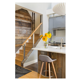 Simple Kitchen Cable Rail - Modern - Kitchen - Other - by StairSupplies ...