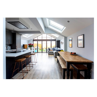 Single storey wraparound extension to Victorian mid terrace ...