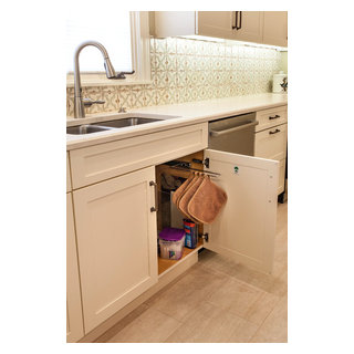 Sink Cabinet Pull-outs - Modern - Kitchen - Houston - by Cabinet ...