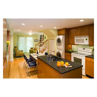 Skinny Row House - Contemporary - Kitchen - DC Metro - by Wentworth ...