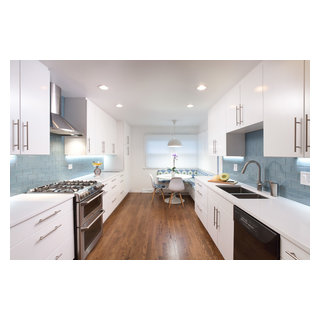 Skokie Kitchen & Banquette Renovation - Modern - Kitchen - Chicago - by ...