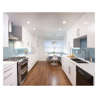 Skokie Kitchen & Banquette Renovation - Modern - Kitchen - Chicago - by ...