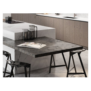 Sleek Modern Statement Kitchen - Modern - Kitchen - London - by Extreme ...