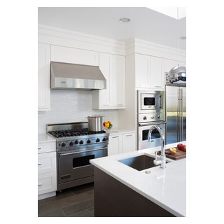 Sleek Transitional Kitchen - Transitional - Kitchen - DC Metro - by ...