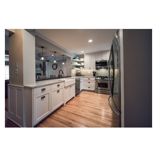 Small Kitchen Living Large - Transitional - Kitchen - Boston - by CMC ...