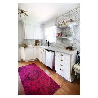 Small Kitchen Makeover with The Hunted Interior - Traditional - Kitchen ...