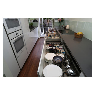 Small Kitchen Storage - Modern - Kitchen - London - by LWK London ...