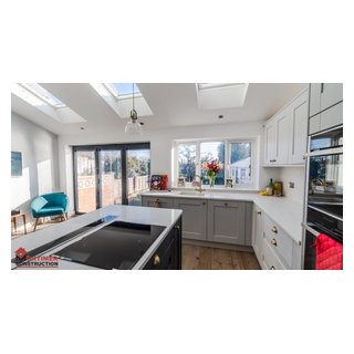 Small Rear Extension Linking Onto an Existing Full Ground Floor Remodel ...