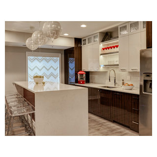 Snazzy Basement Kitchen - Contemporary - Kitchen - Chicago - by DDK ...