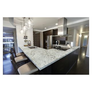 Snowfall Granite - Contemporary - Kitchen - Orange County - by MSI | Houzz