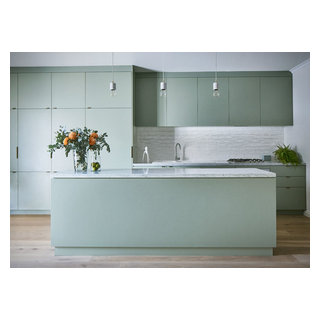 Soft, Green & Serene - Contemporary - Kitchen - Melbourne - by Nido ...