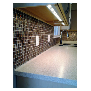 Solid Surface Tile Ready Back-splash - Contemporary - Kitchen ...