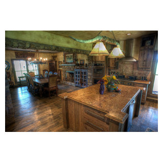 South Texas Ranch - Rustic - Kitchen - Austin - by Maison et Jardin LLC ...