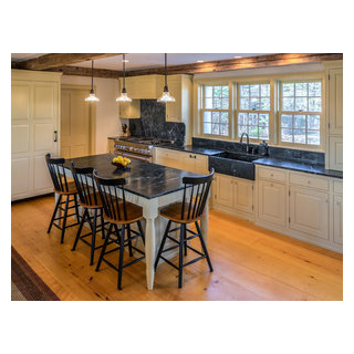Southern Midcoast Maine Farmhouse - Farmhouse - Kitchen - Portland ...