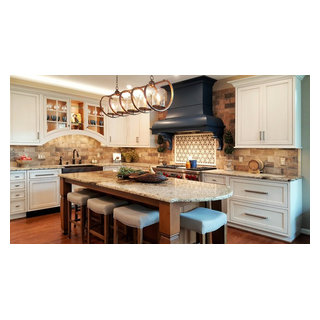 Spice and Blue Colonial Elegance - Transitional - Kitchen - Other - by ...
