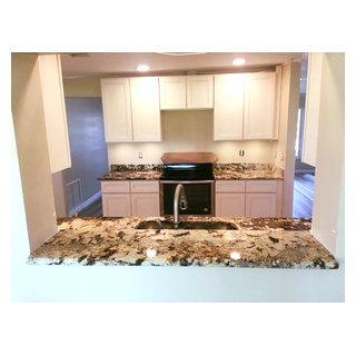 Splendor Gold color Granite - Modern - Kitchen - Tampa - by KB Factory ...